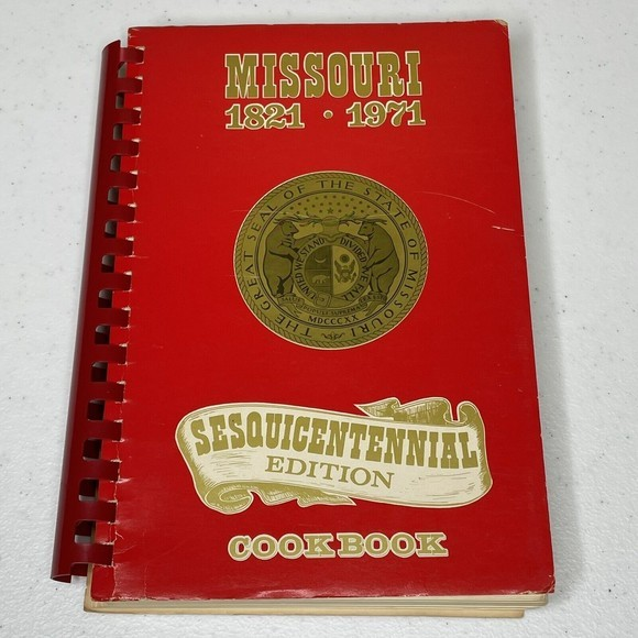 Office | Missouri 18211971 Sesquicentennial Cookbook Spiral Midwest Mo ...